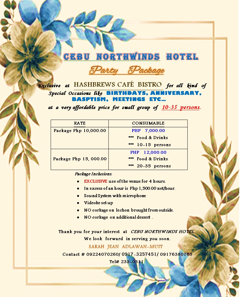 Function Rooms - Cebu Northwinds Hotel